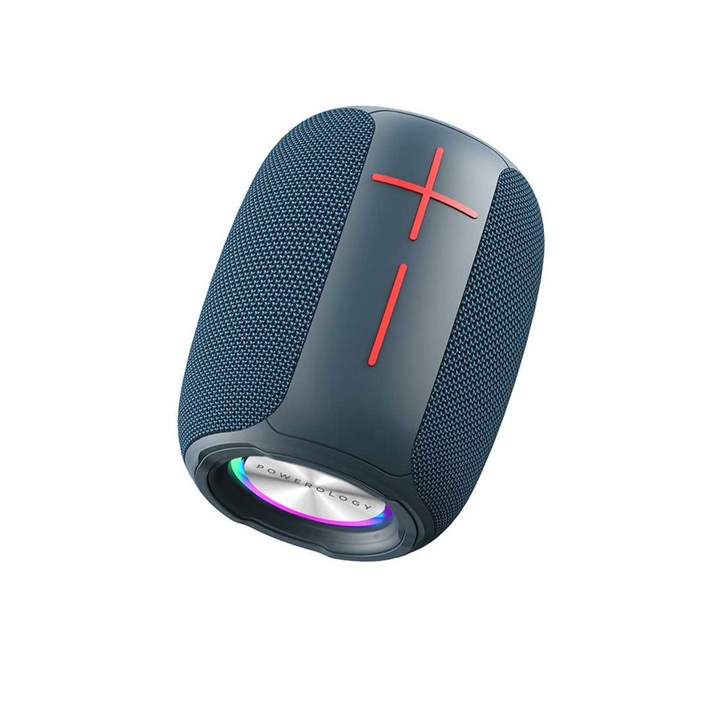 Powerology Ghost Bluetooth Speaker - IPX5 Water-Resistant, 1500mAh