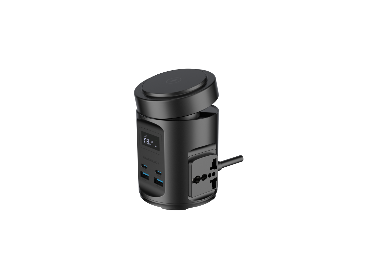 Powerology Magsafe Power Hub USB-C Power Delivery And USB-A QC 3.0 ...